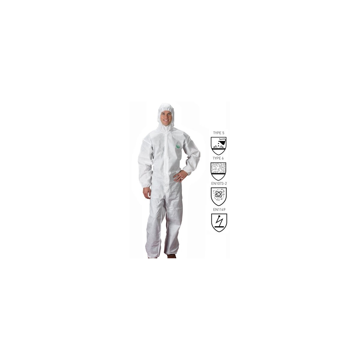 Fato Macaco c/capuz descartavel tipo TYVEK - Farprotec - Equipamentos ...